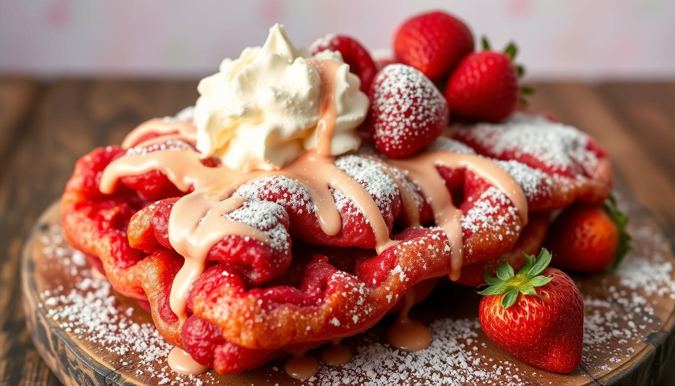 Easy Red Velvet Funnel Cake Recipe Using Box Cake Mix