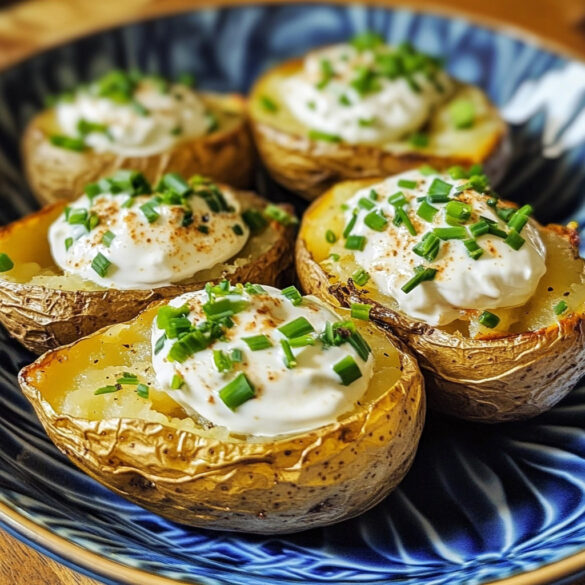 Easy & Delicious Sour Cream & Chive Baked Potatoes Recipe