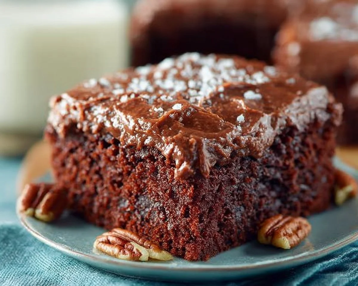 Chocolate Buttermilk Cake with Frosting