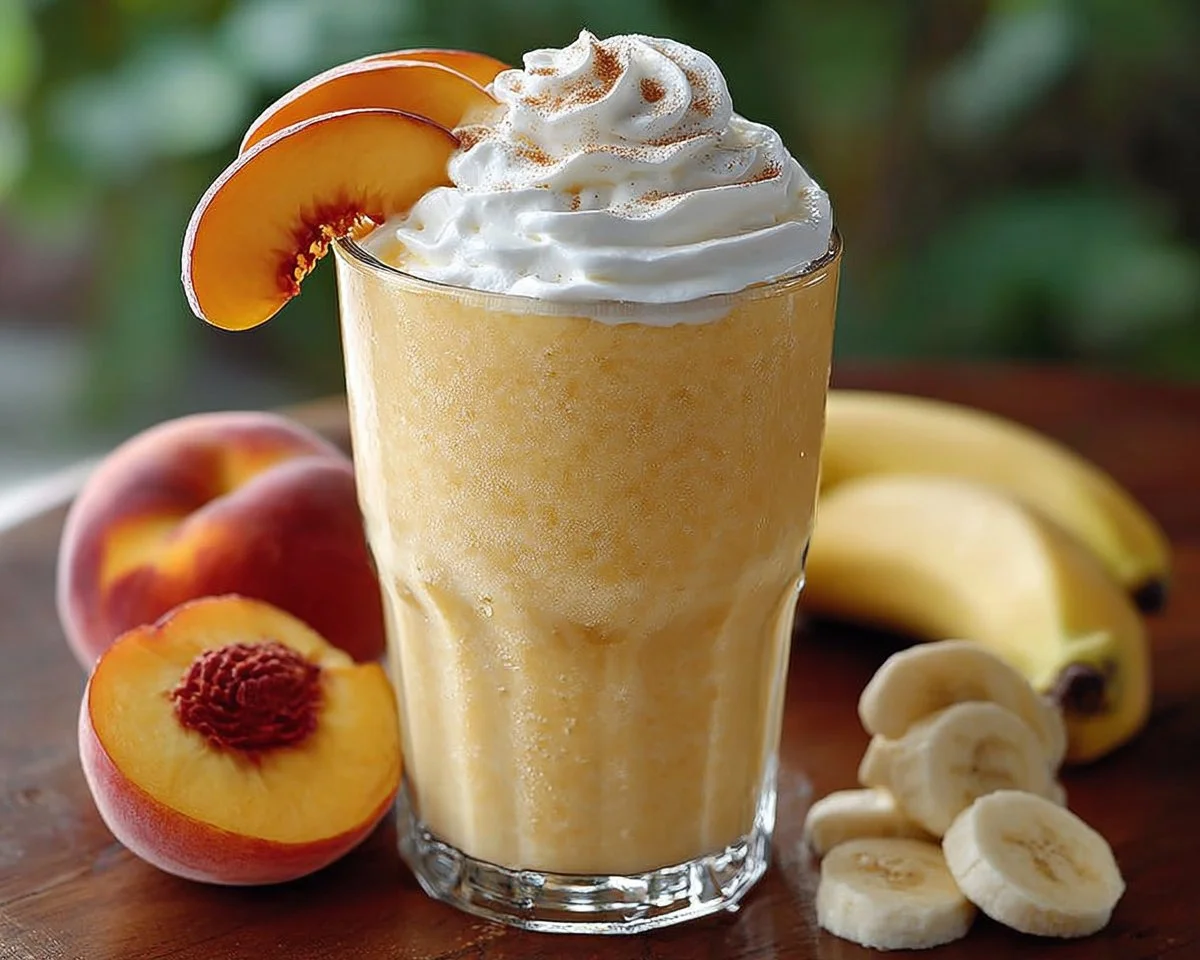 Banana Peach Smoothie