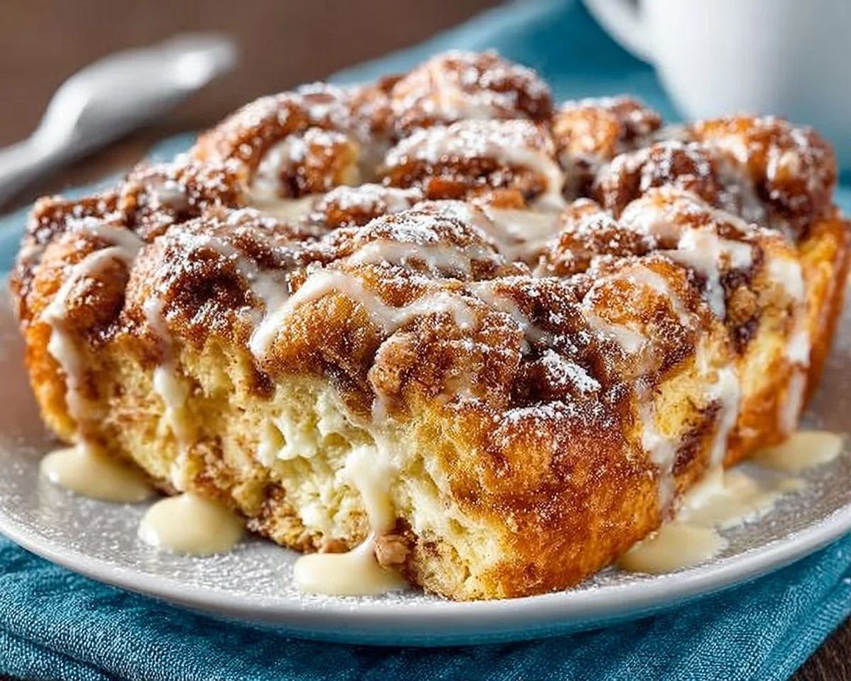 Cinnamon Roll French Toast Casserole