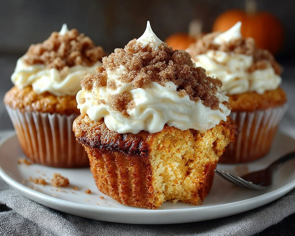 Pumpkin Cream Cheese Muffins