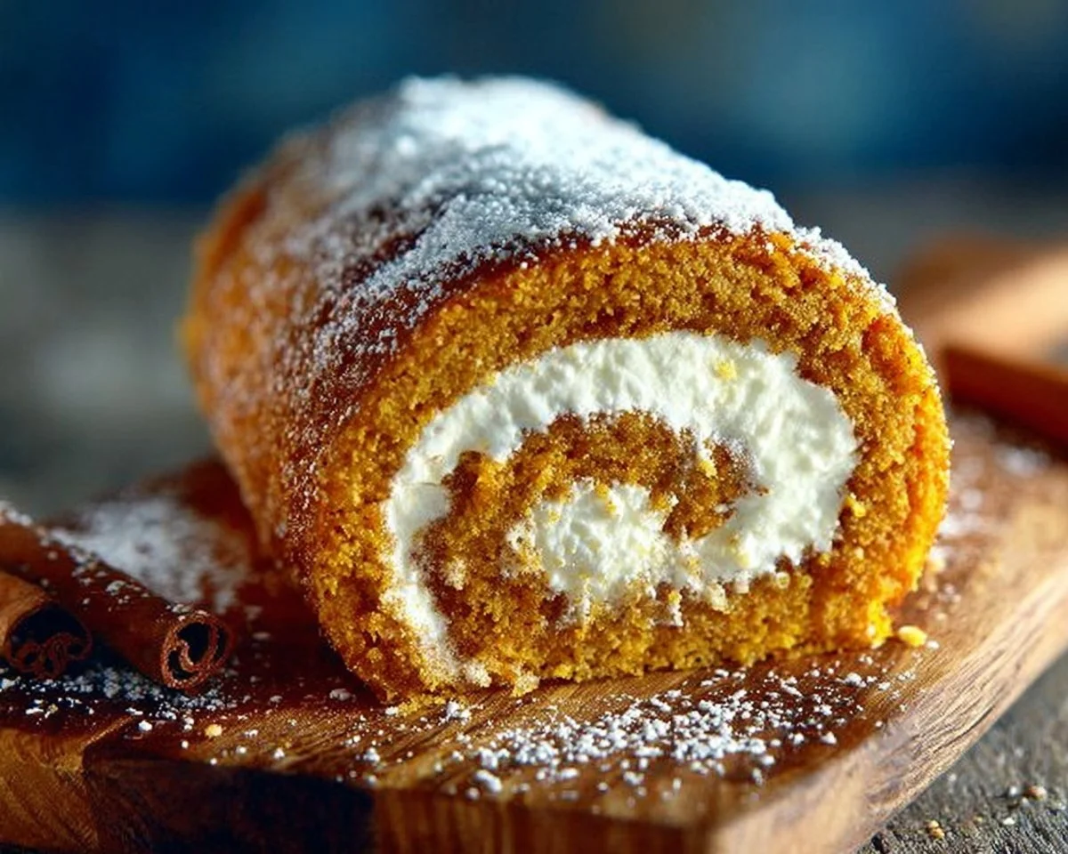 Pumpkin Roll Recipe With Cream Cheese Filling